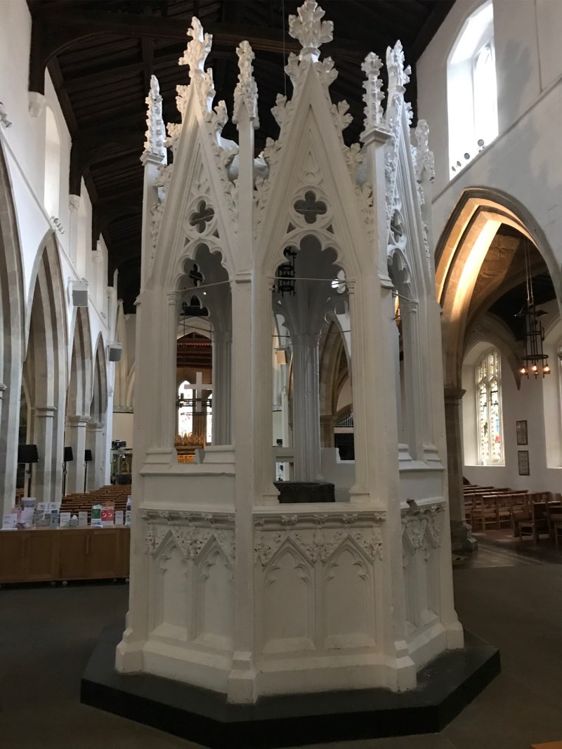 Luton’s rare font canopy | The Lea Valley Walk by Leigh Hatts